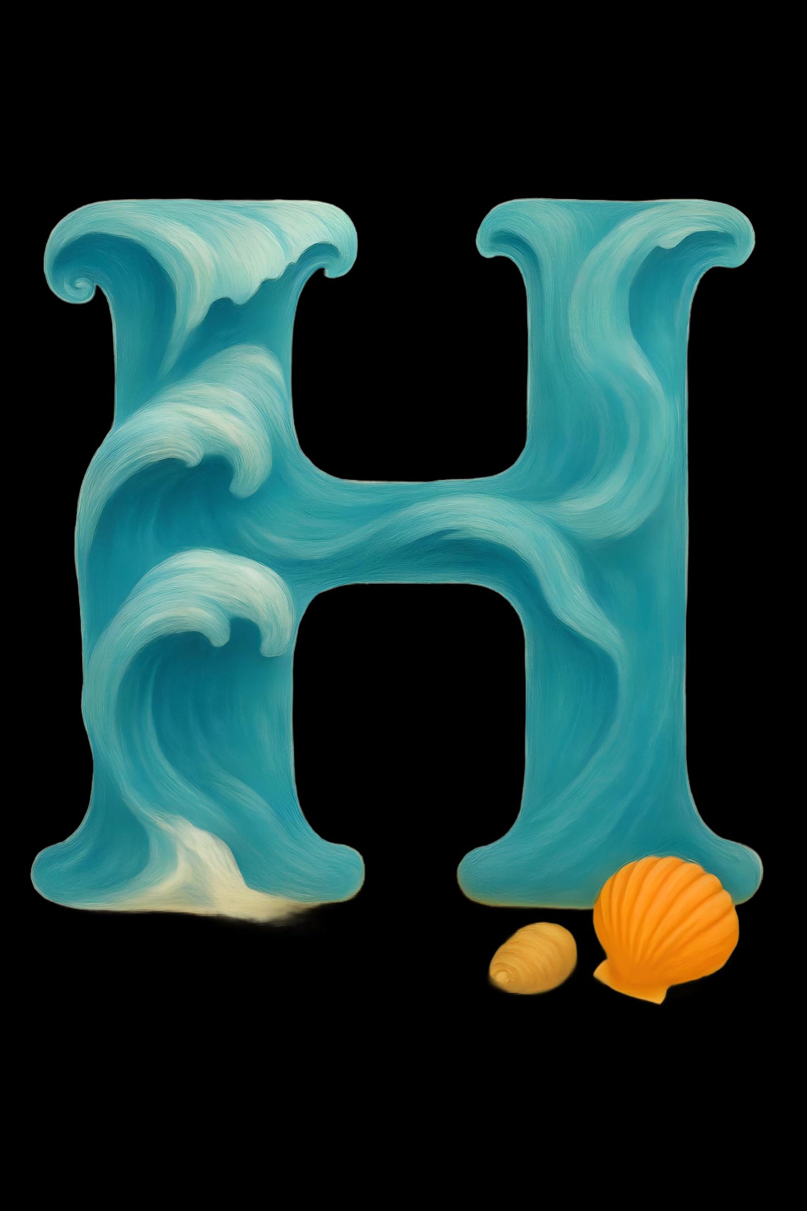 Ocean Alphabet PNG | Sea Life Letters A-Z Clipart | Underwater Digital ...