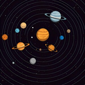 20 Set of Pixel Art Solar System Print – Retro Space Art, Digital ...