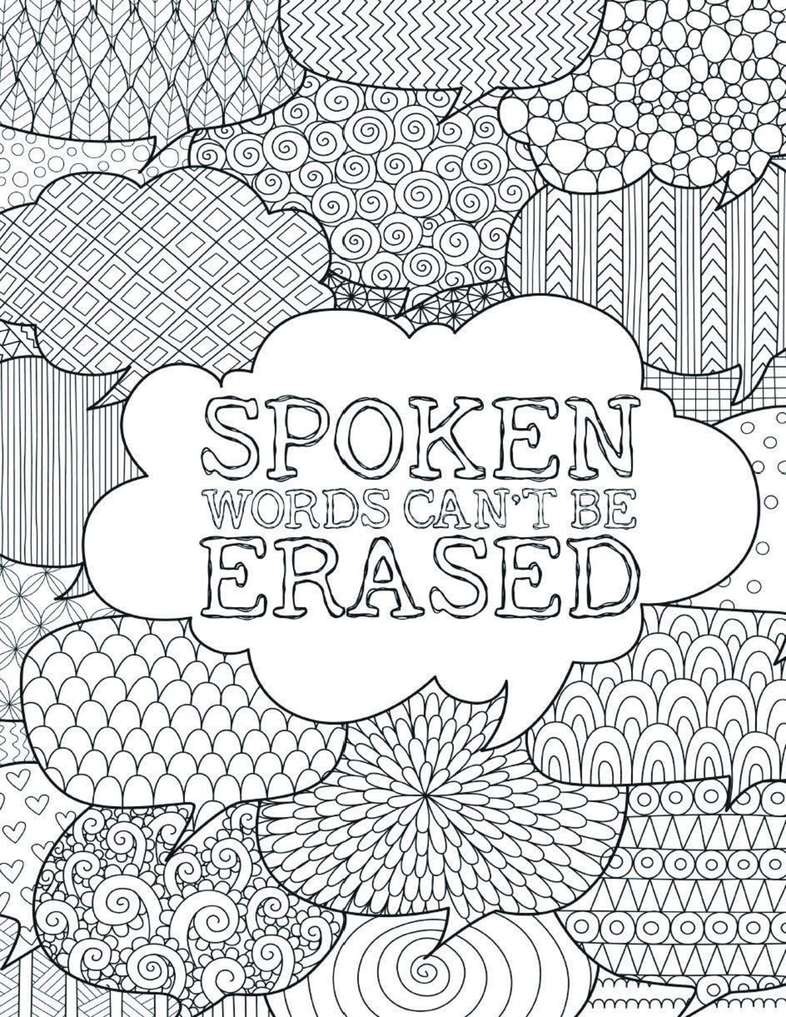 Positivity and Anti-bullying Coloring Book for Children, Teens ...