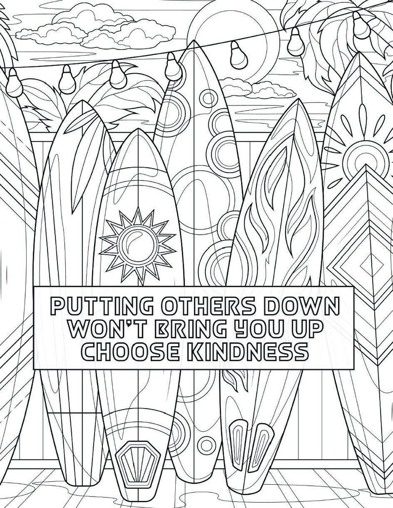 Positivity and Anti-bullying Coloring Book for Children, Teens ...