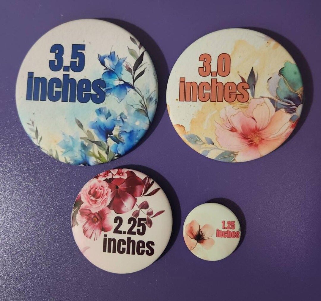 Custom Button Pins: Personalized Photo, Logo, or Design - Bulk ...
