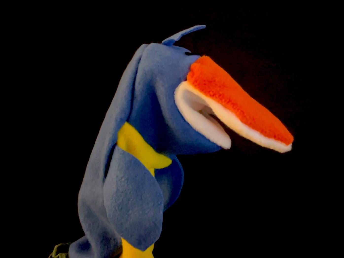 Blue Bird Hand Puppet - Etsy