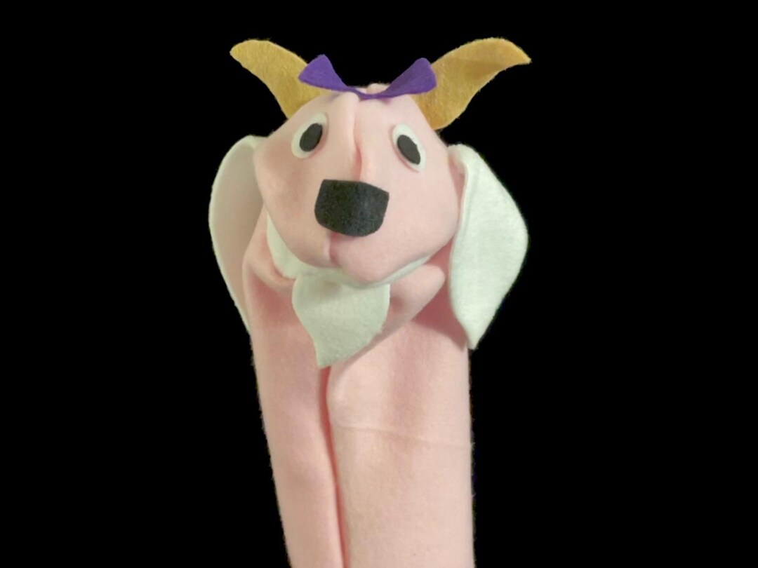 Pink Goat Hand Puppet - Etsy