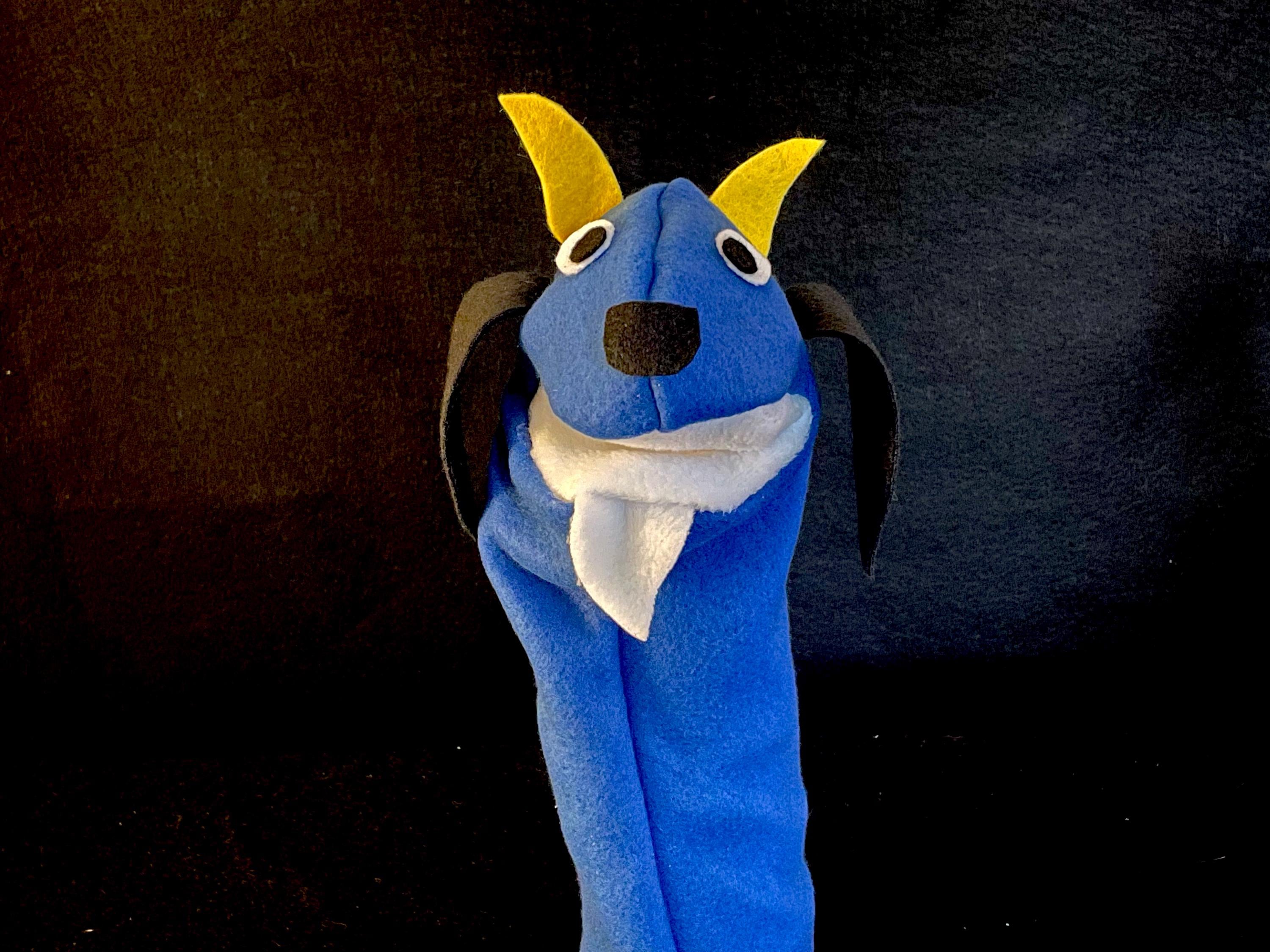 Blue Goat Hand Puppet - Etsy