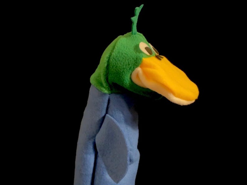 Mallard Duck Hand Puppet - Etsy