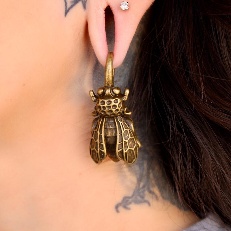Brass Hangers for Ear - Etsy