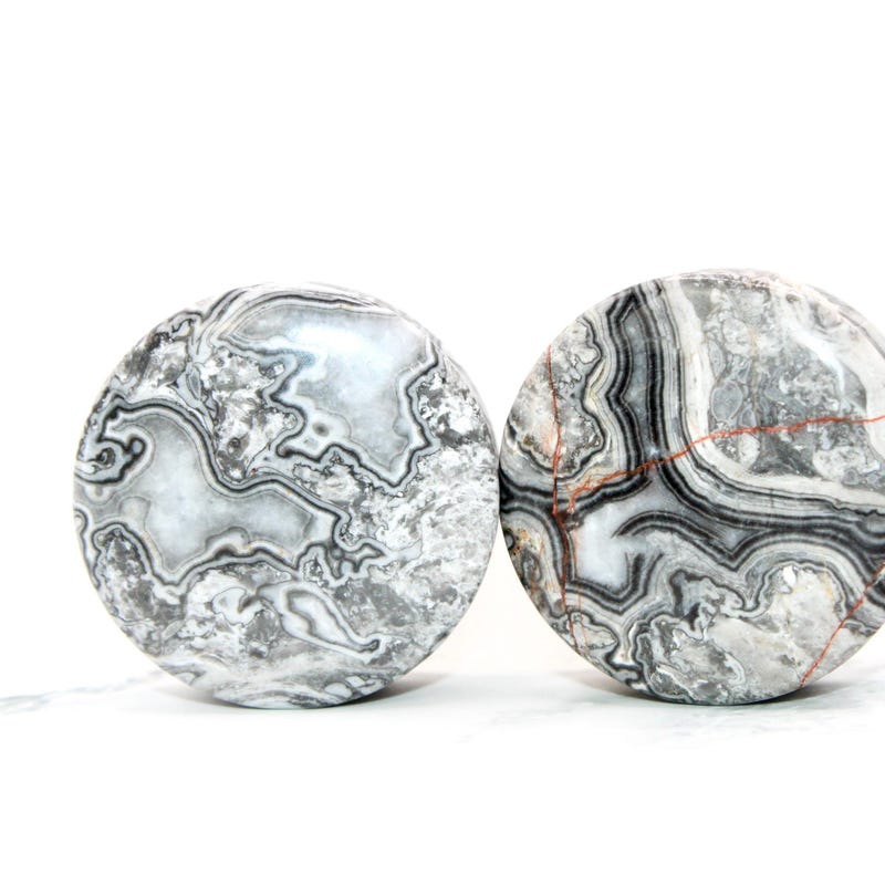 Gray Jasper Stone - Etsy