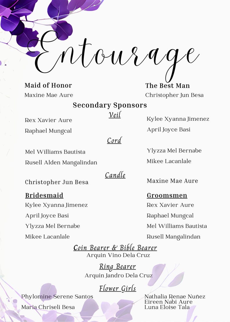 Purple Wedding Invitation - Etsy