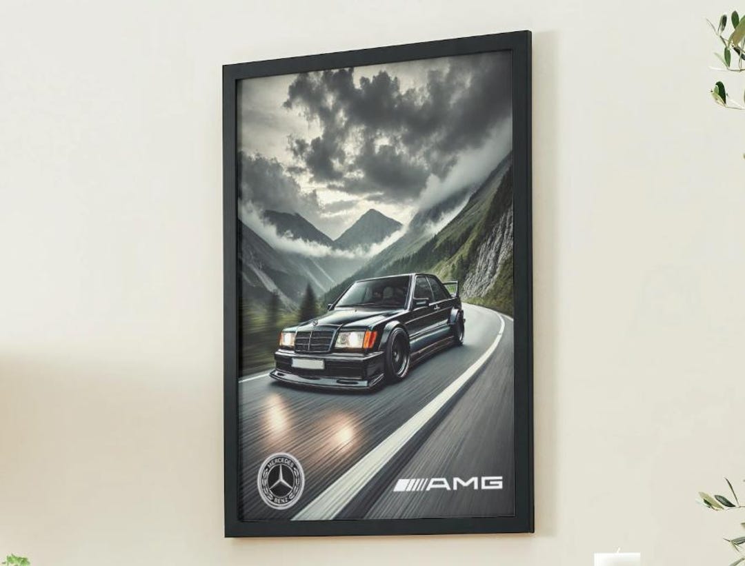 Mercedes 190E EVO II Poster - Etsy