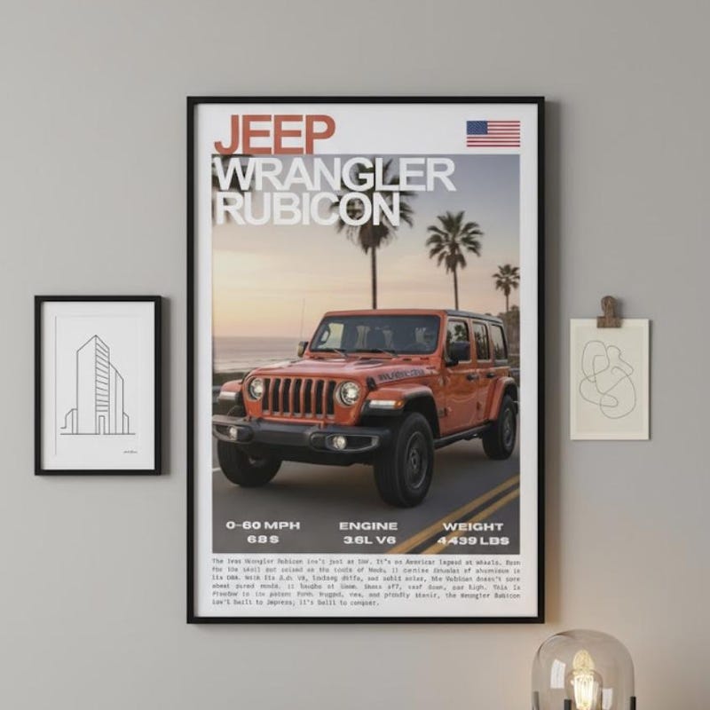 Jeep Poster - Etsy