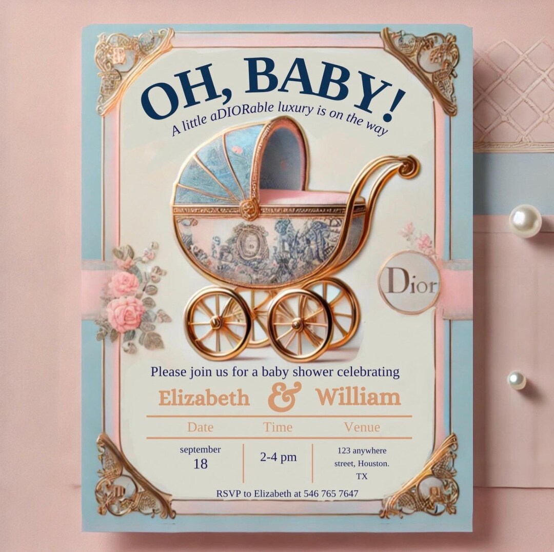 Baby Shower Invitation, Printable Baby Shower Invite,editable Baby ...