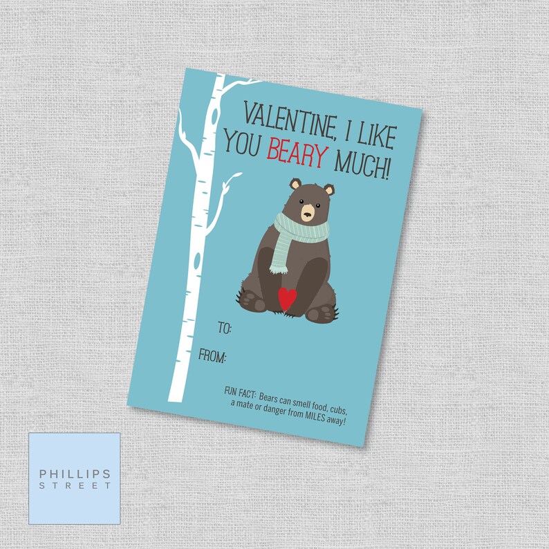 Printable WOODLAND ANIMALS Valentine's Day Cards . Kids Valentines ...