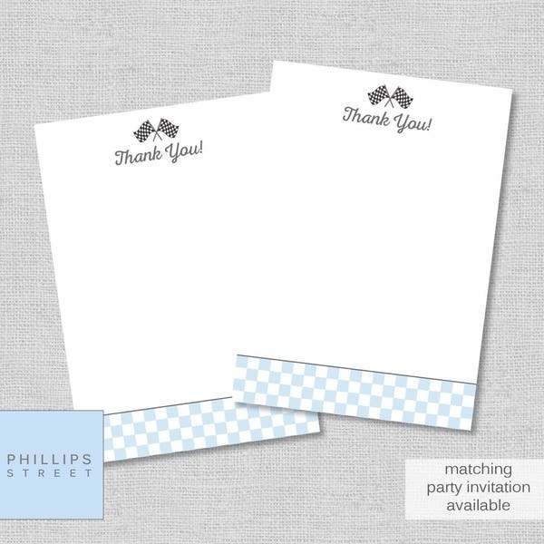 Thank You for Racing by Thank You Cards - Etsy