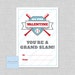 Printable SPORTS Valentine's Day Cards . Kids Classroom Valentines ...