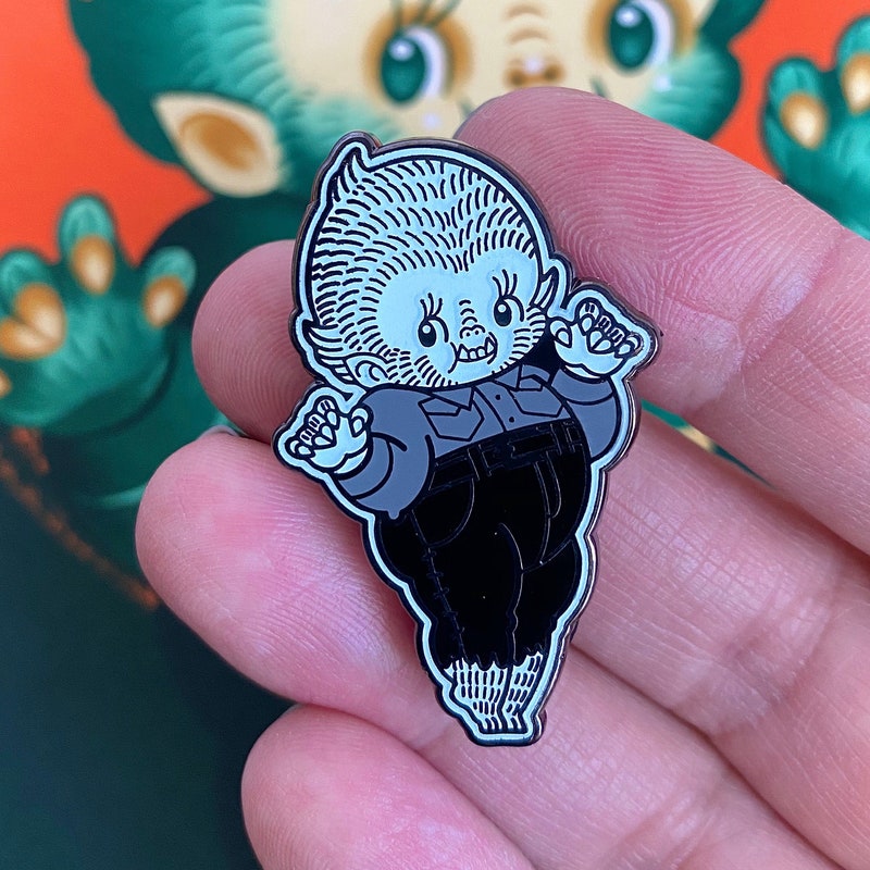 Werewolf Pin - Etsy