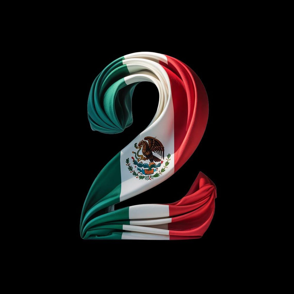 Mexico Flag Alphabet Letter and Number Digital Download Diy - Etsy
