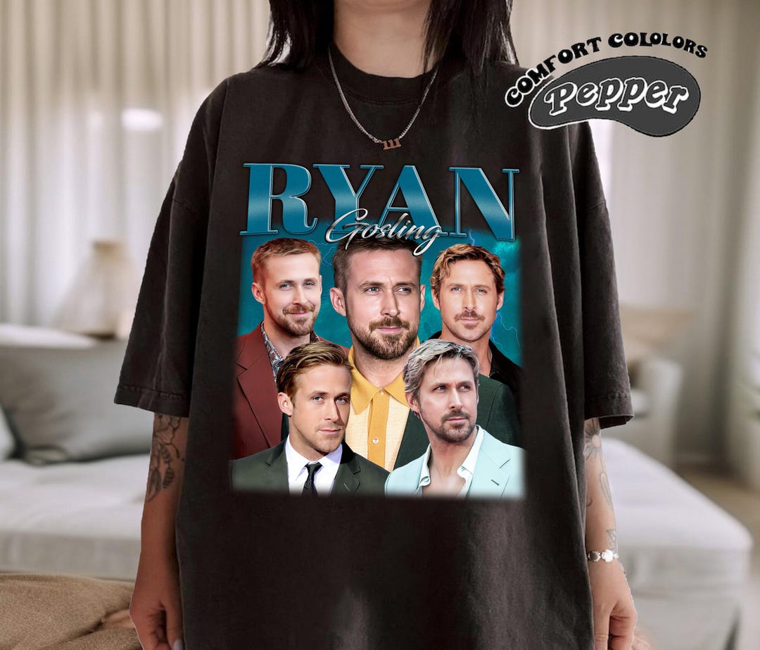 Retro Ryan Gosling Shirt, Comfort Colors Shirt, Ryan Gosling Retro ...
