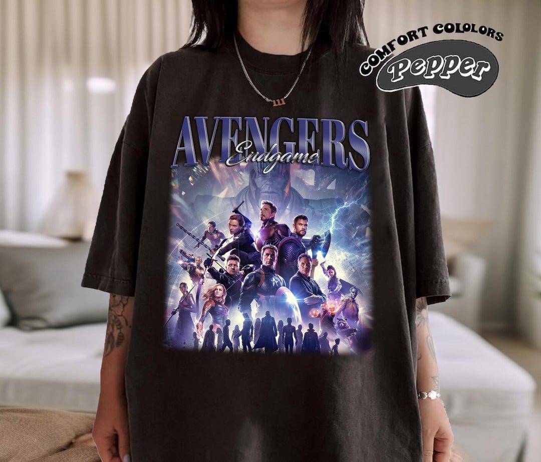 Avengers Endgame Shirt, Comfort Colors Shirt, Endgame Retro Shirt ...