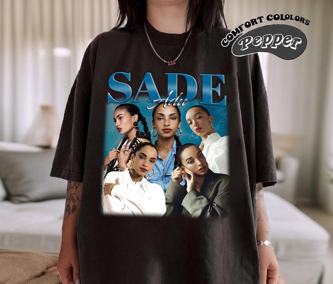 Retro SADE Adu Shirt, Comfort Colors Shirt, Sade Retro Shirt, Sade Fan ...