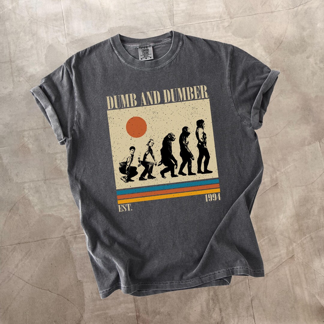 Dumb and Dumber Comfort Colors Shirt, Retro Movie Tee - Etsy