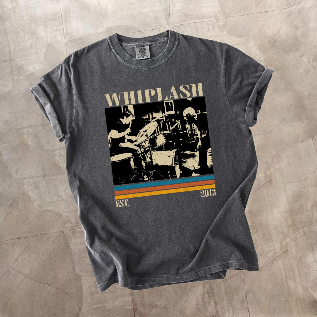 Whiplash Movie Shirt, Comfort Colors Vintage Film Tee - Etsy