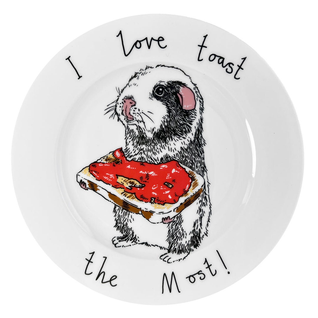 I Love Toast the Most! Side Plate - Etsy