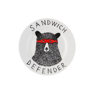 Sandwich Defender' Side Plate - Etsy