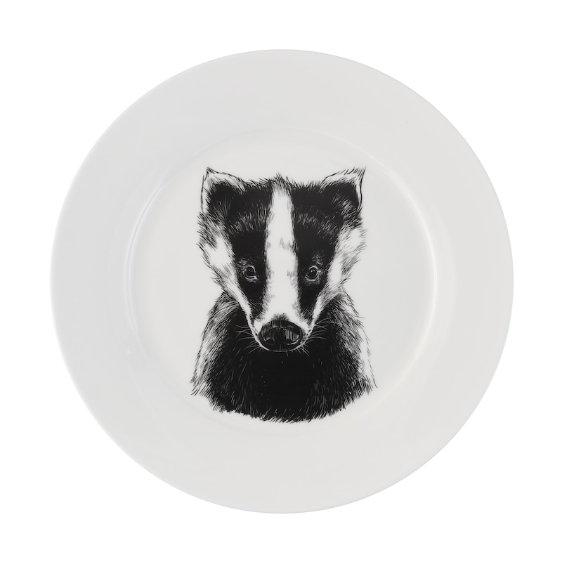 Dinner Plate With Wolf - Etsy UK