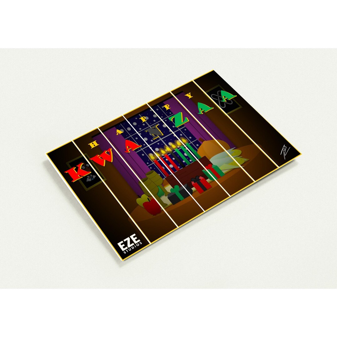 EZE - Kwanzaa Card - Pack of 10 Greeting Cards (USA) - Etsy