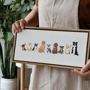 Embroidery Dog Frame DIY Kit: Beginner Craft With Tutorial - Etsy