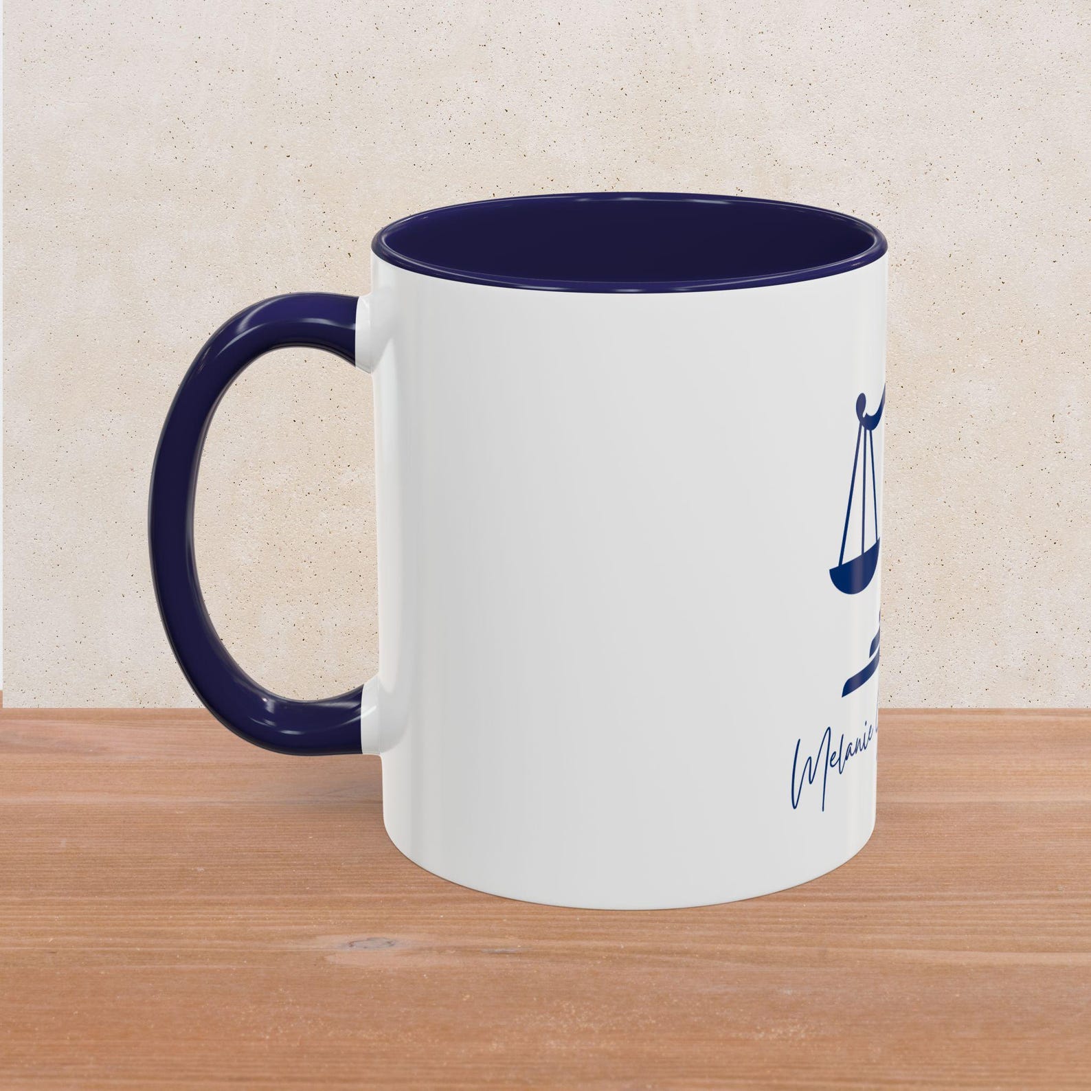 Personalized Law School Graduation Gift Scales of Justice Coffee Mug ...
