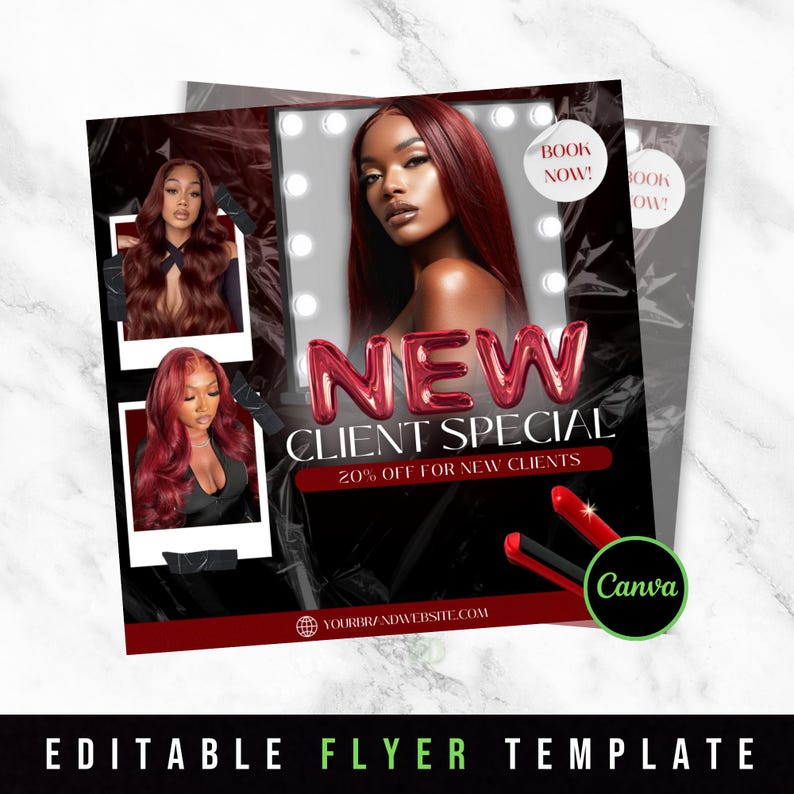 New Client Special Flyer | Hair Salon Promo | Beauty Discount ...