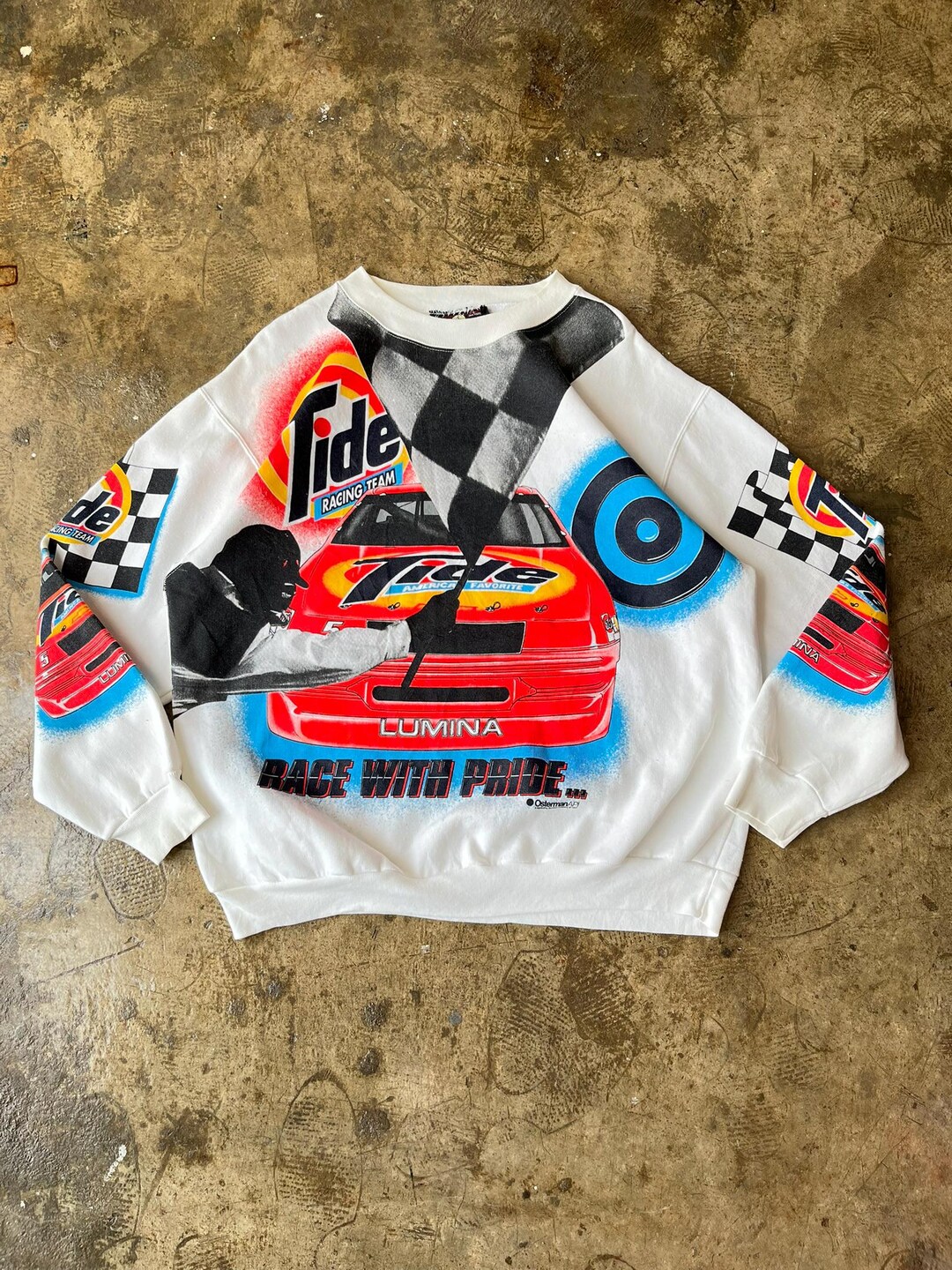 Vintage 90s Tide Racing Team Nascar Sweatshirt Xlarge Chevy Lumina Nhra ...