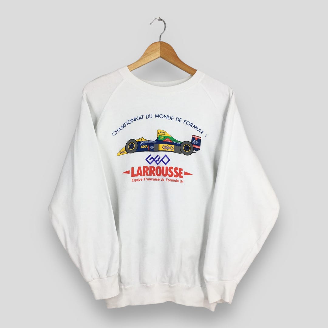 Vintage 80s Larrousse Formula 1 Racing Team Sweatshirt Medium World ...