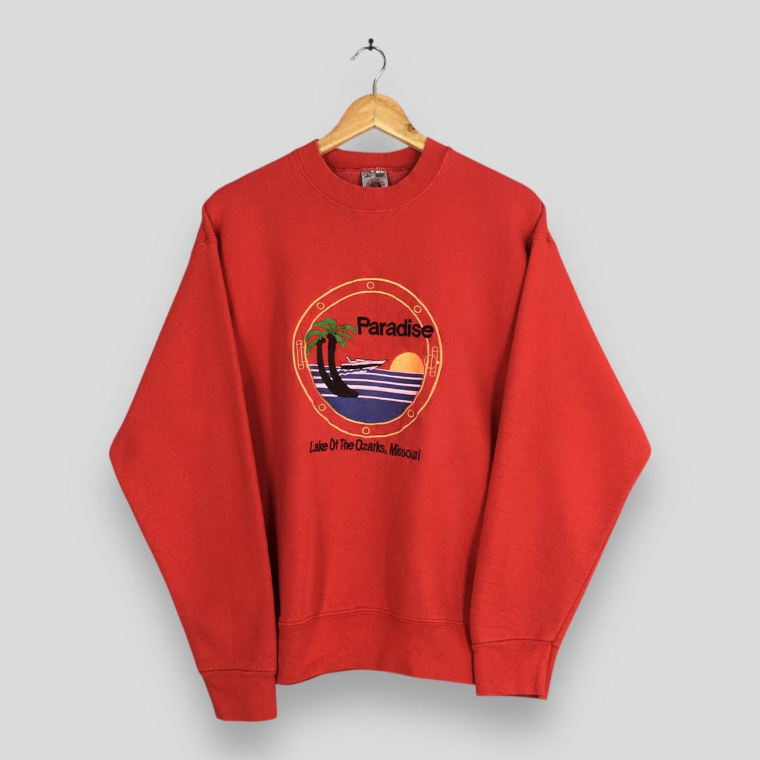 Vintage 90s Lake of the Ozarks Missouri Sweatshirt Large Paradise ...