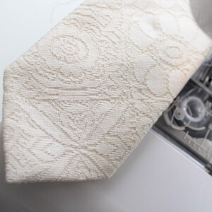 Champagne Ivory Folk Lace Necktie Wedding Attire Bohemian | Etsy