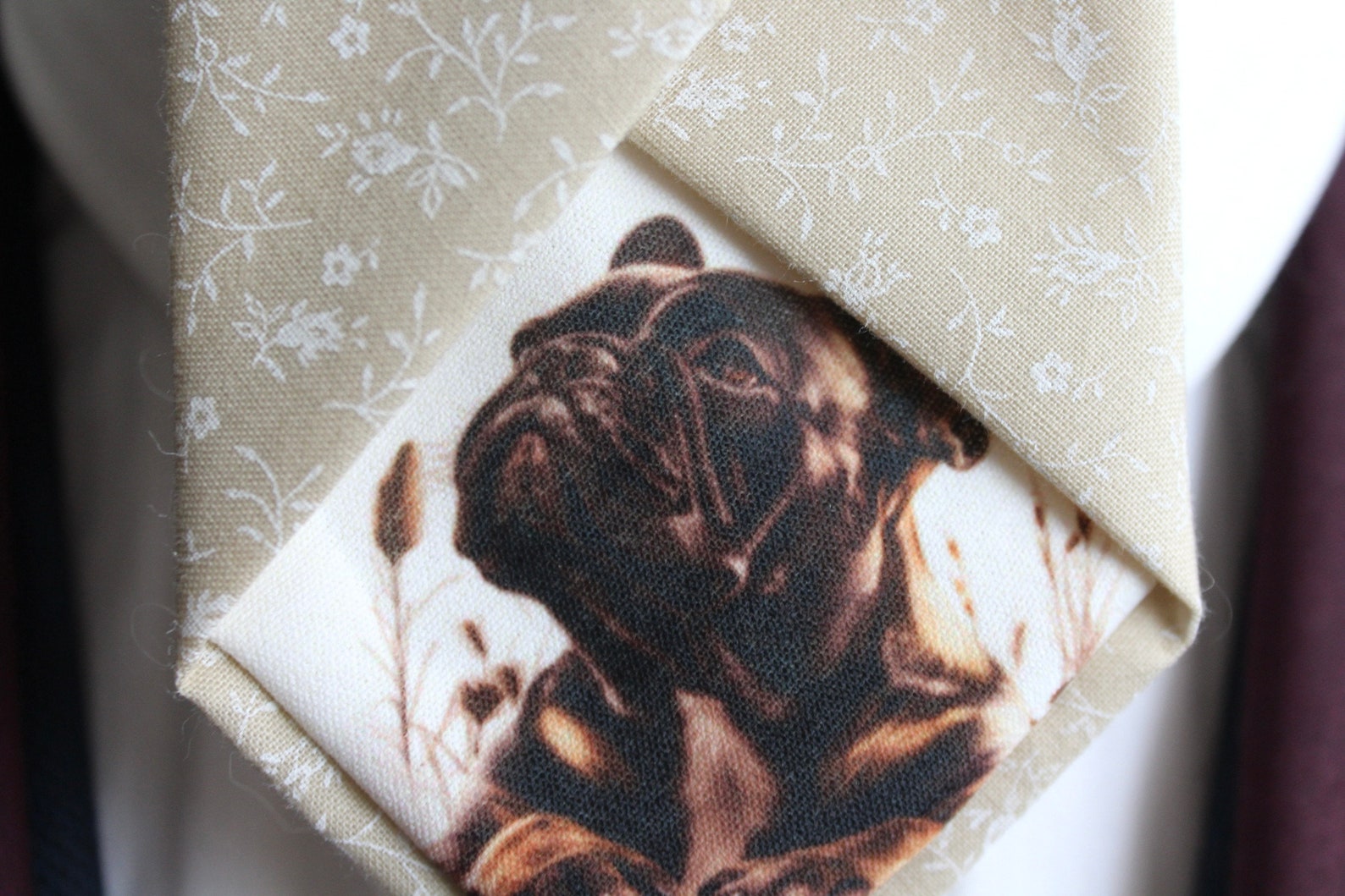 Custom Lining Necktie - Wording - Image- Embroidery - Gift - Etsy