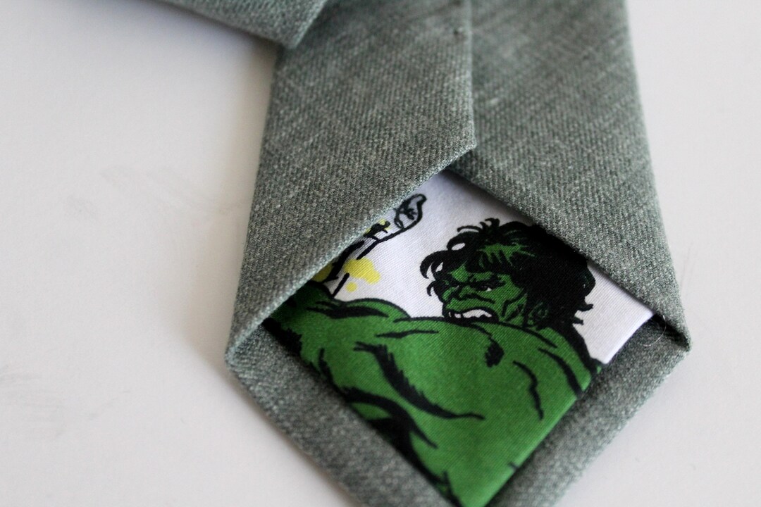 Muted Teal Sage Silk Wool Linen Blend Necktie With HULK Lining - Etsy