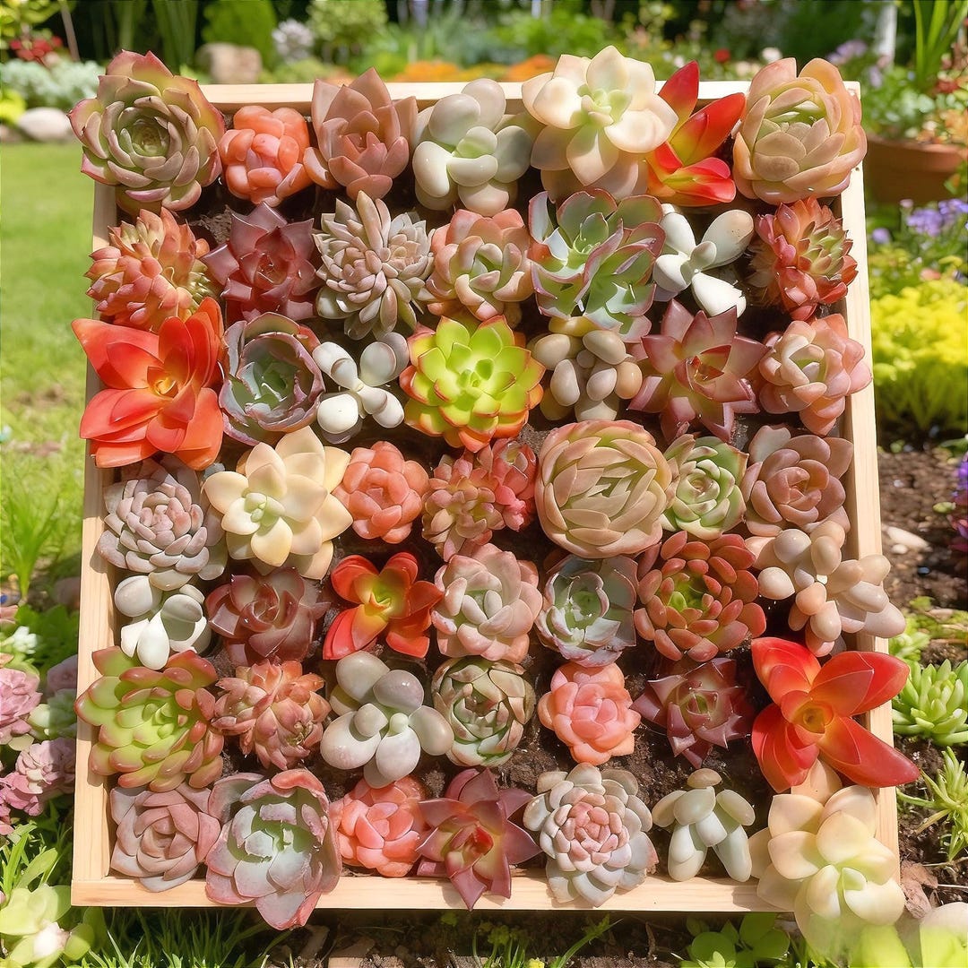 Live Mix Assortment Succulent, 12/24 Bare Root Easy Care Succulents ...