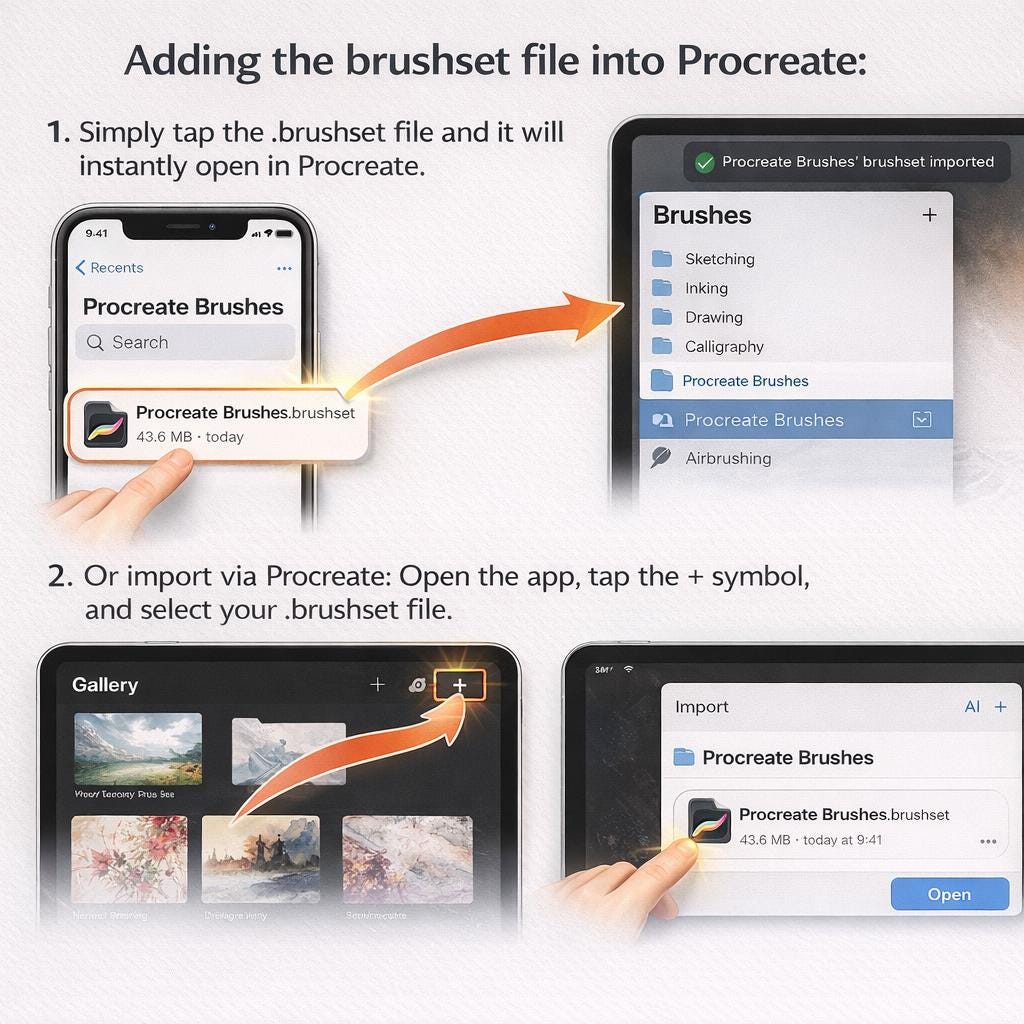 Procreate Impasto Brushes Set | Thick Oil Paint Texture Brushes ...