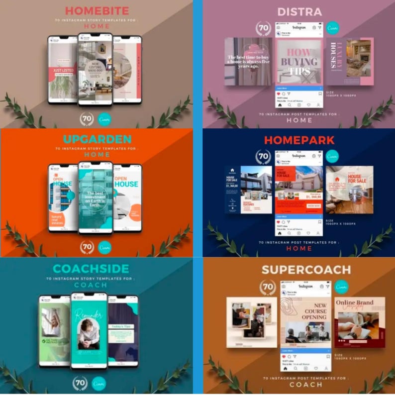 3750+ Instagram Templates Canva Bundle, Reels Stories Posts, Social ...