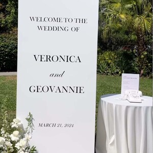 Welcome to Our Forever Sign, Custom Acrylic Wedding Welcome Entrance ...
