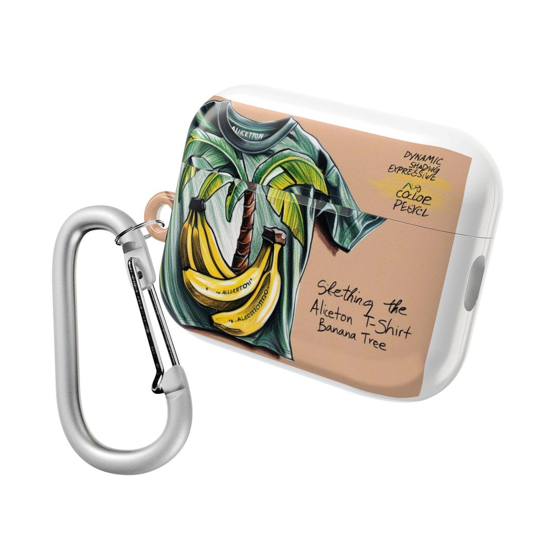 Tropical Banana Tree AirPod Case, Cute Protection Cover for Music ...