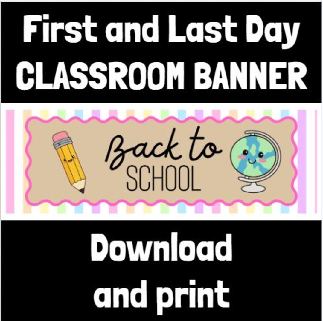 Classroom Banner Set | Printable Classroom Decor (non-editable) - Etsy