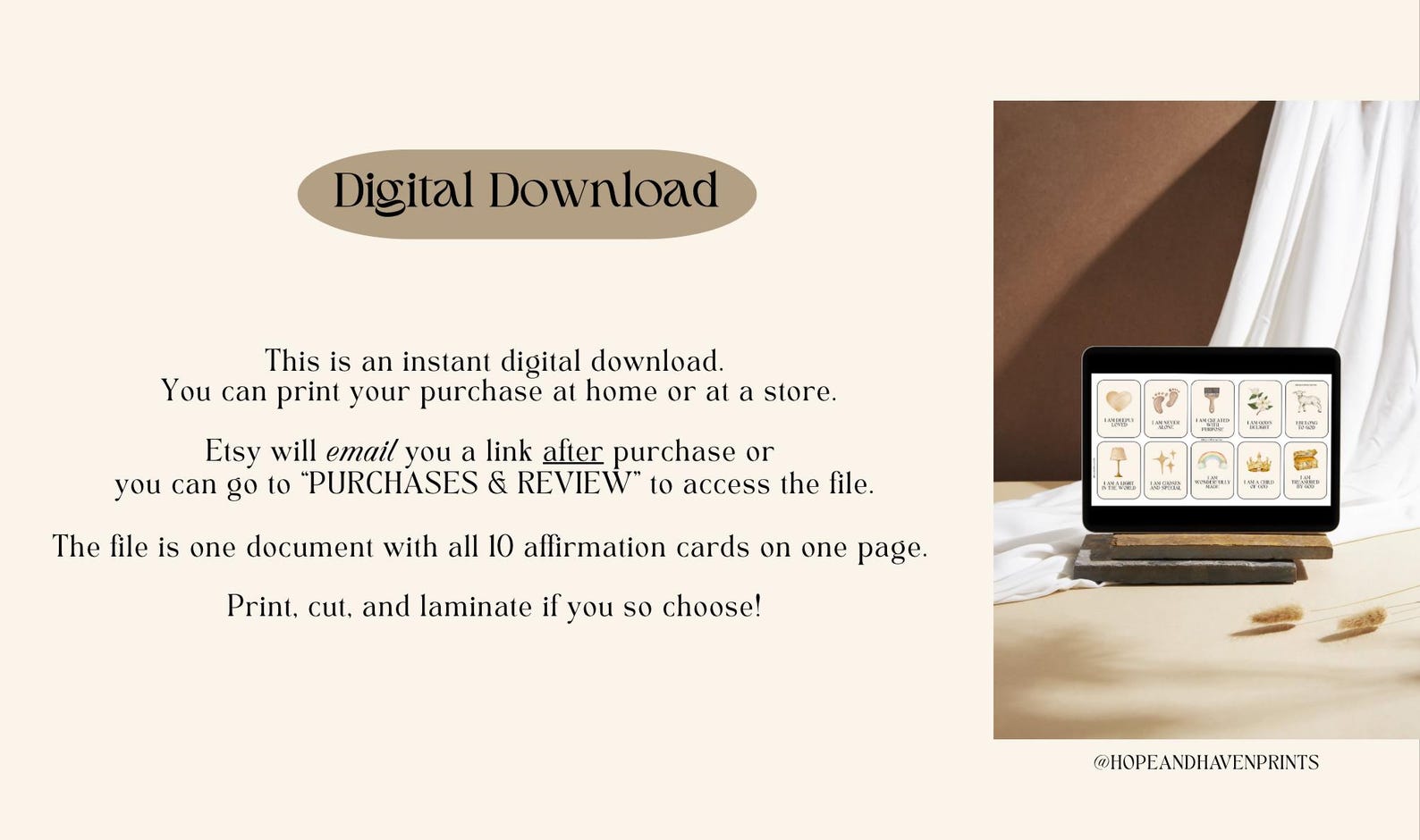 Identity in Christ Affirmation Cards for Kids | Christian Printable ...