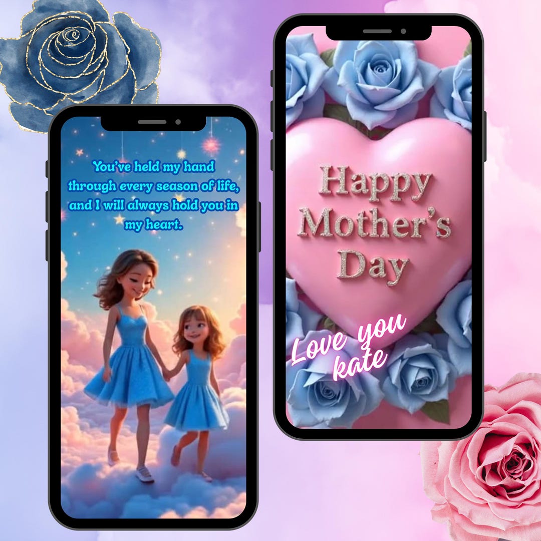 Mother’s Day E-card | Digital Download | Digital Card| Video Card ...