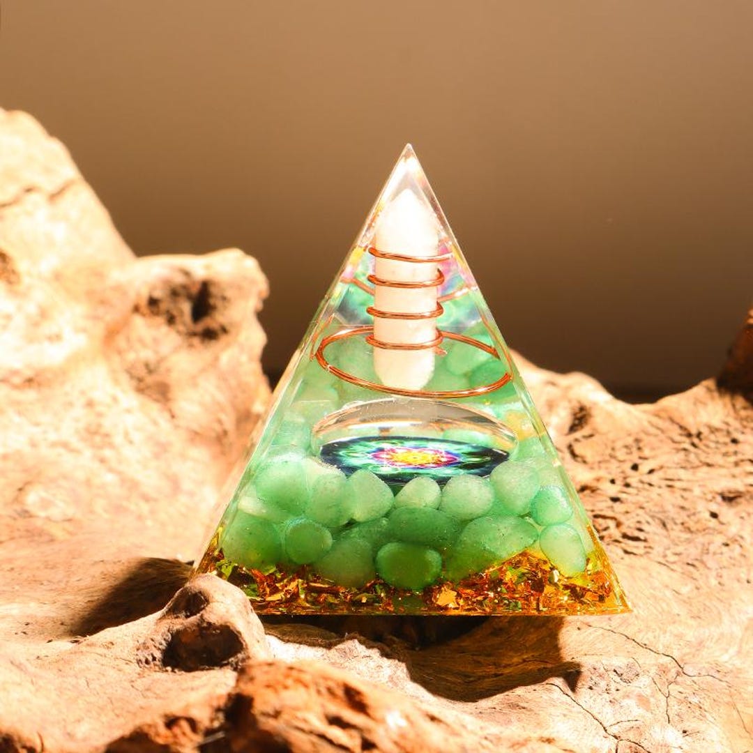 Crystal Rune Orgone Pyramid, Chakra Healing, Energy Protection - Etsy