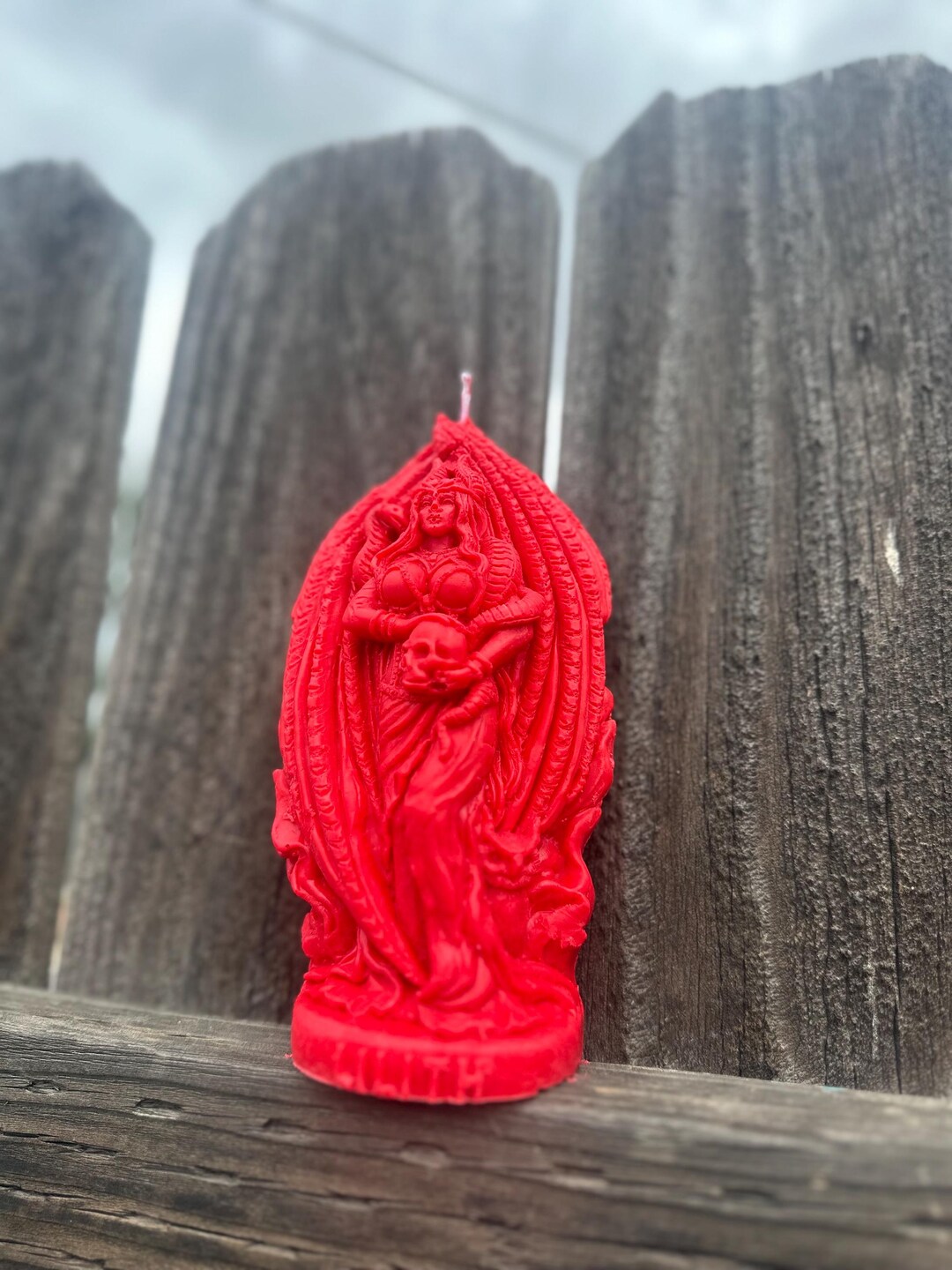 Mother Lilith Ritual Candle | Dragons Blood Infused | Red Devotional ...