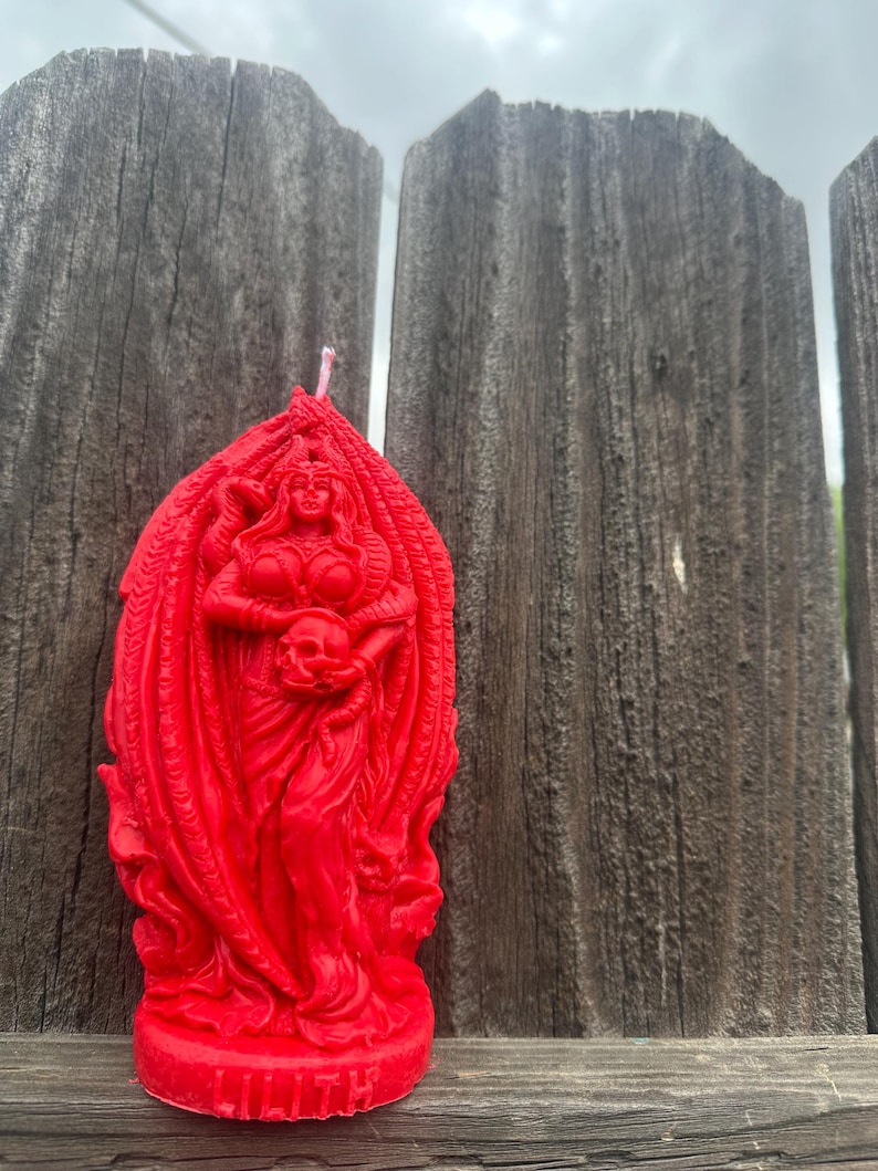 Mother Lilith Ritual Candle | Black Or| Red Devotional Candle for ...
