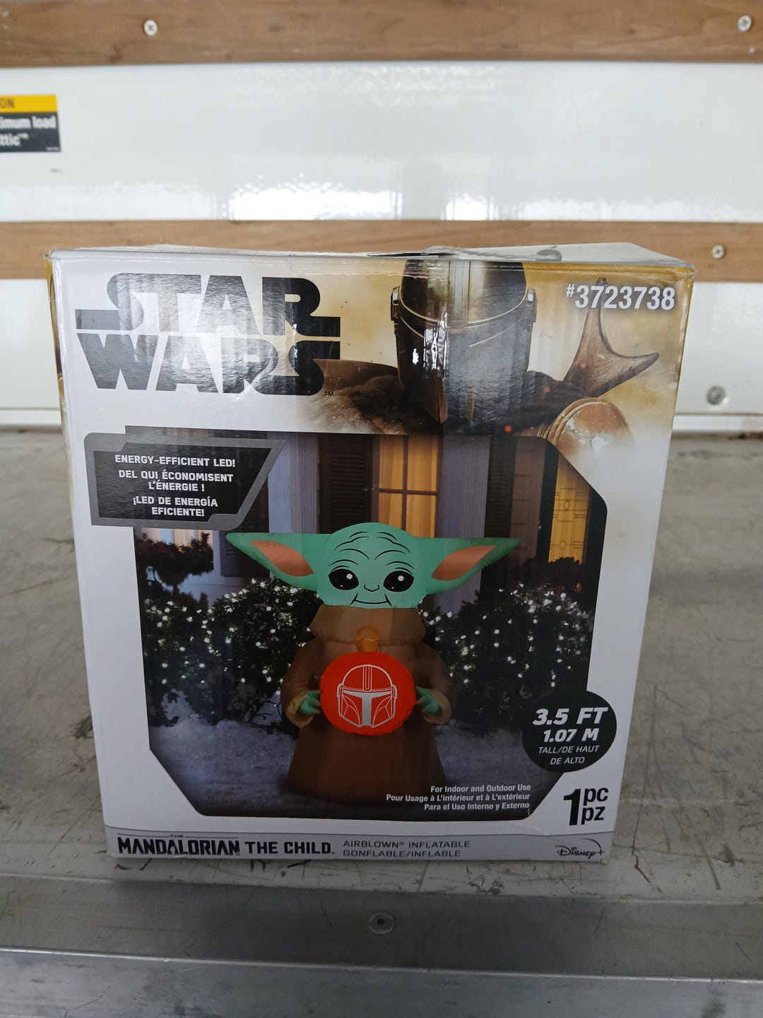 2021 Star Wars Mandalorian the Child 3.5ft Airblown Inflatable ...